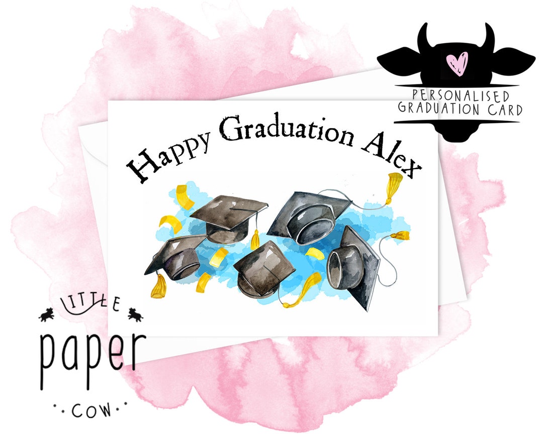 Graduation Card // University Card // Congratulations Uni ...