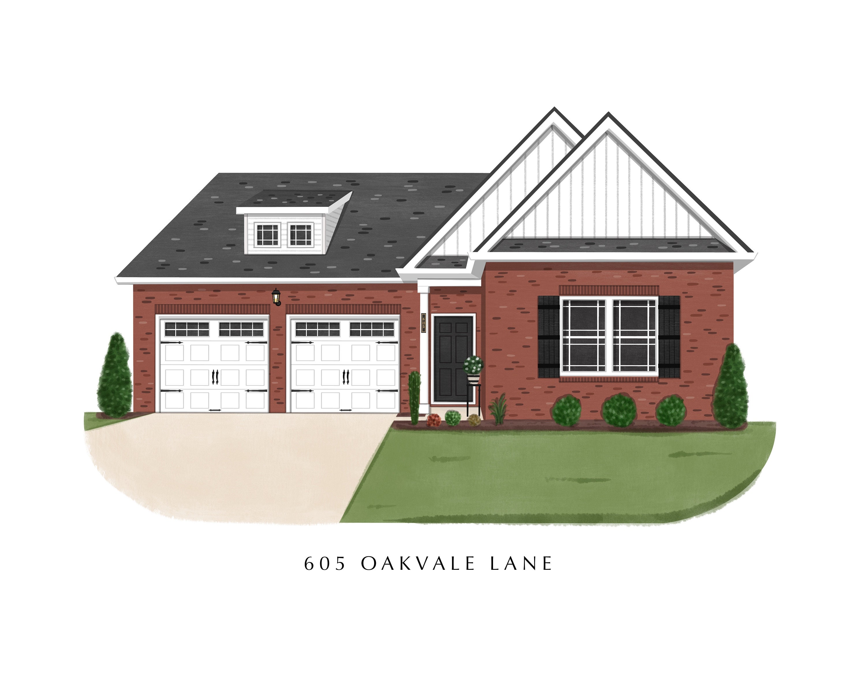 Custom House Portrait | Home Illustration – Digital Files - Etsy