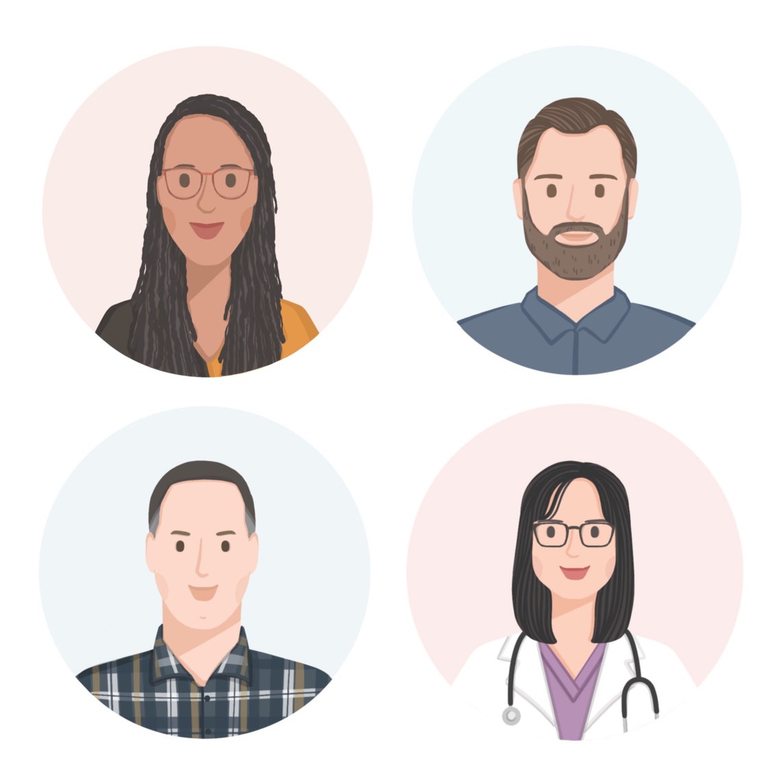 Custom Avatar Illustration | Avatar Icon – Digital Files - Etsy