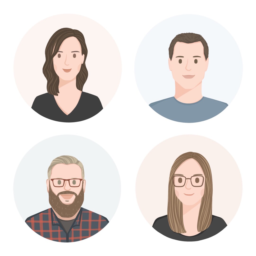 Custom Avatar Illustration | Avatar Icon – Digital Files - Etsy