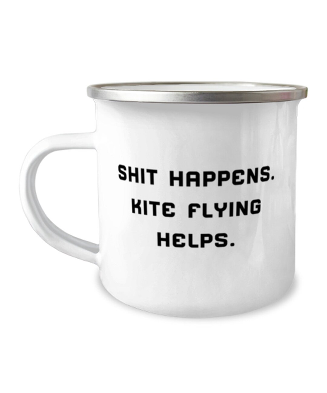 Inspirational Kite Flying Gifts Shit Happens. Kite Flying - Etsy