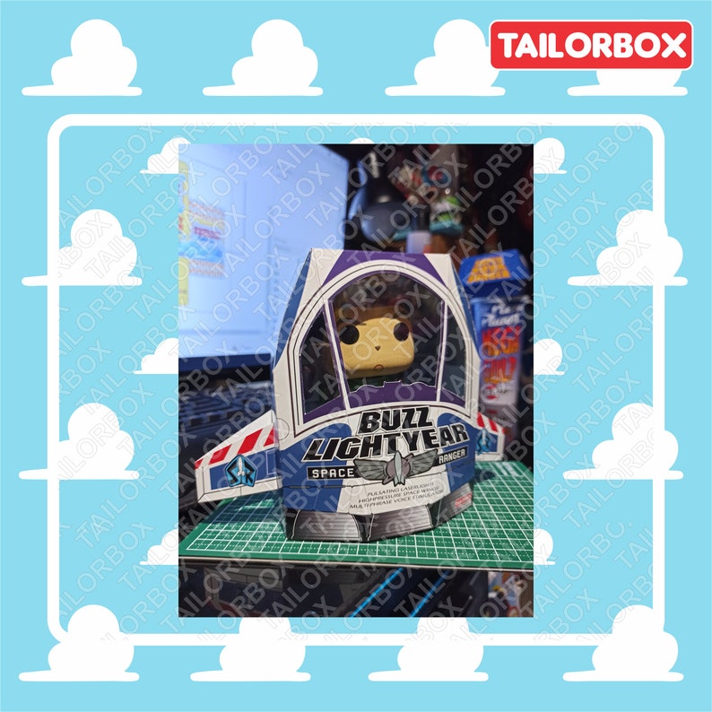 Buzz Lightyear Custom Funko Box Toy Story Movie Accurate - Etsy