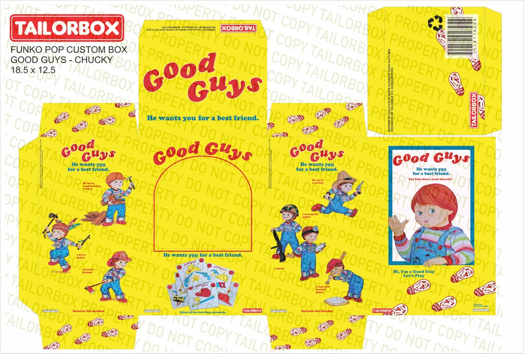 Custom Chucky Box (GOOD GUYS) - Child's Play Movie Accurate Box Replica ...