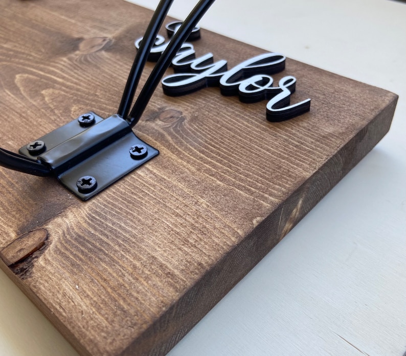 Personalized Towel Rack, Custom Bathroom Accessory, Wall Mounted Rack ...