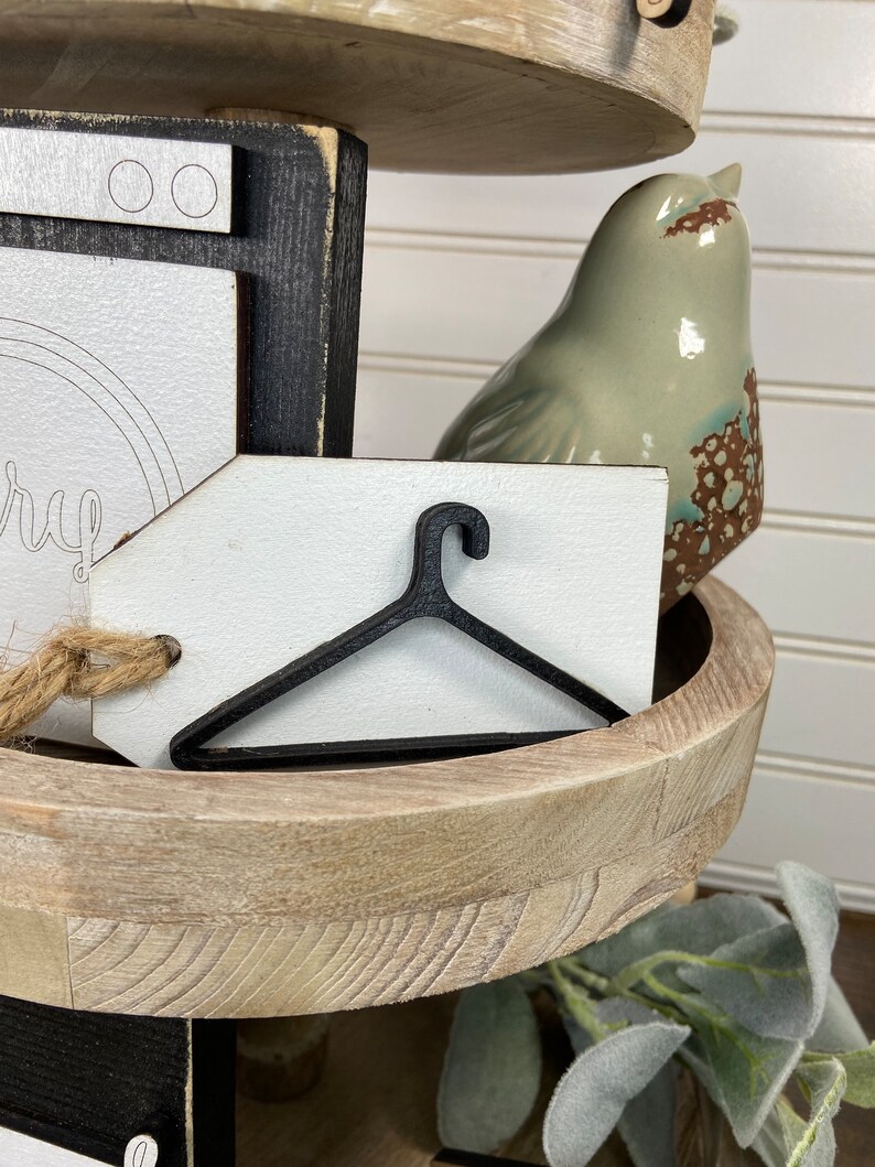Laundry Room Tier Tray Decorations, Laundry Decor, Laundry Tiered Tray ...