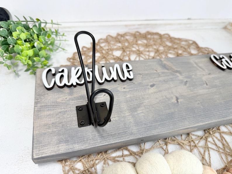 Personalized Towel Rack, Custom Bathroom Accessory, Wall Mounted Rack ...