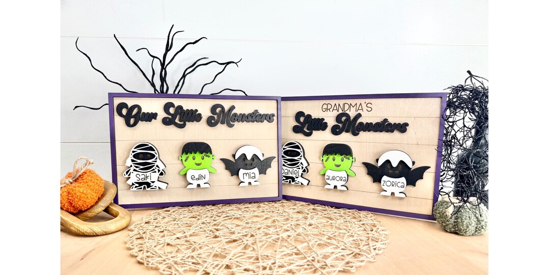 Personalized Halloween Signs, Personalized Kids Grandkids Halloween ...