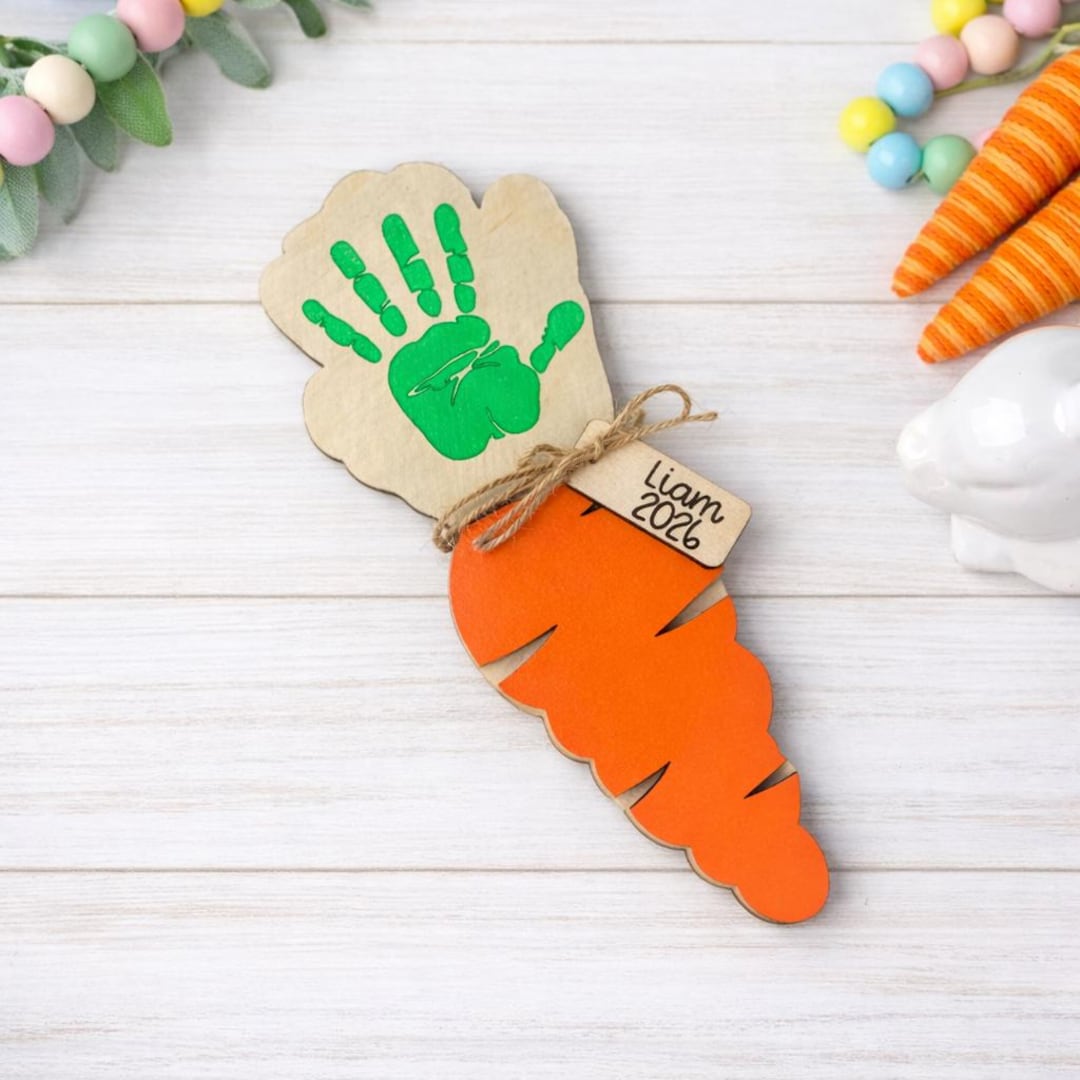 Easter Handprint Craft, Easter Keepsake, Handprint Gift, Personalized ...