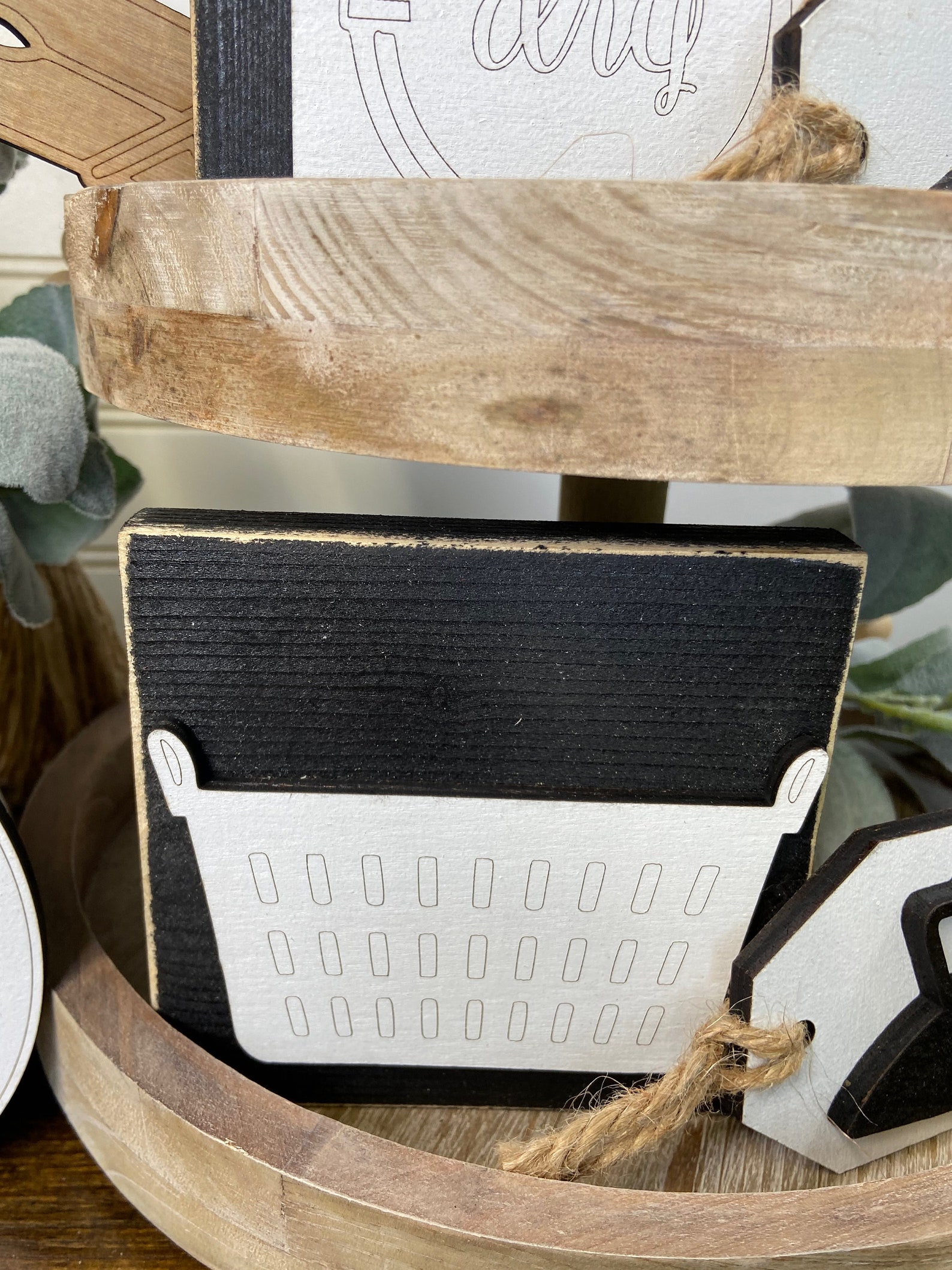 Laundry Room Tier Tray Decorations, Laundry Decor, Laundry Tiered Tray ...