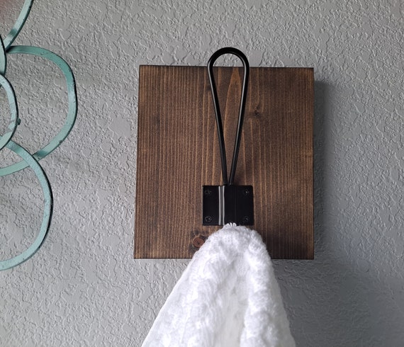 Farmhouse Hook Single Wood Hook Coat Hook Kitchen - Etsy
