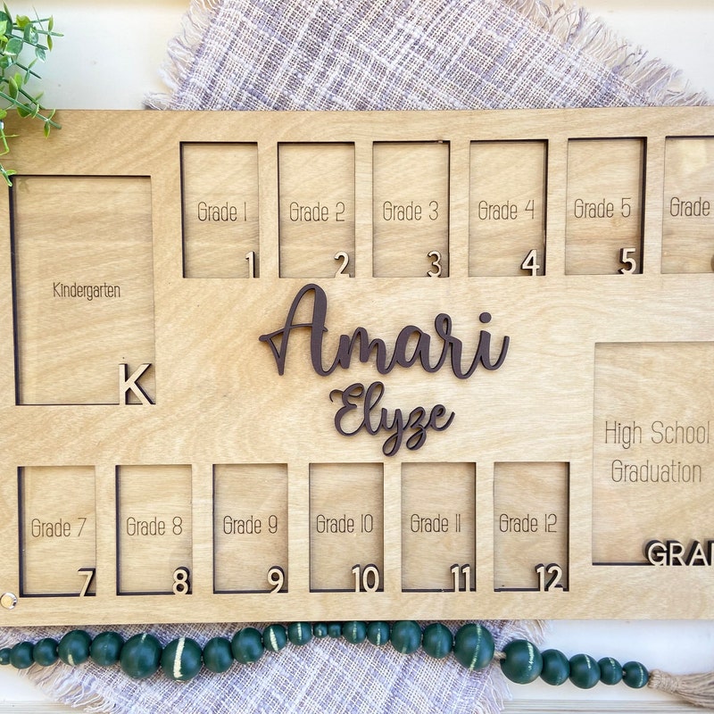 School Picture Frame - Etsy