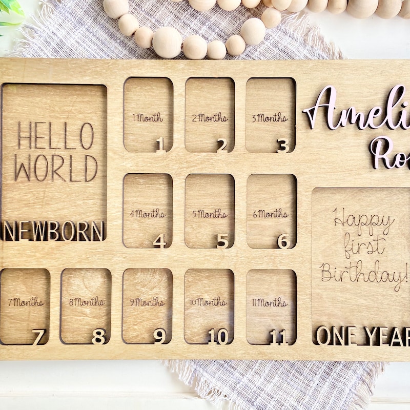 My First Year Frame - Etsy