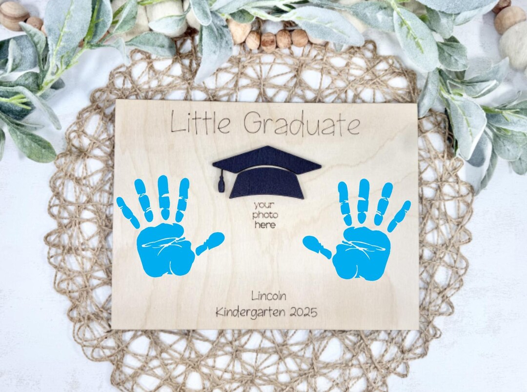 DIY Graduation Handprint Keepsake, Little Graduate, Preschool ...