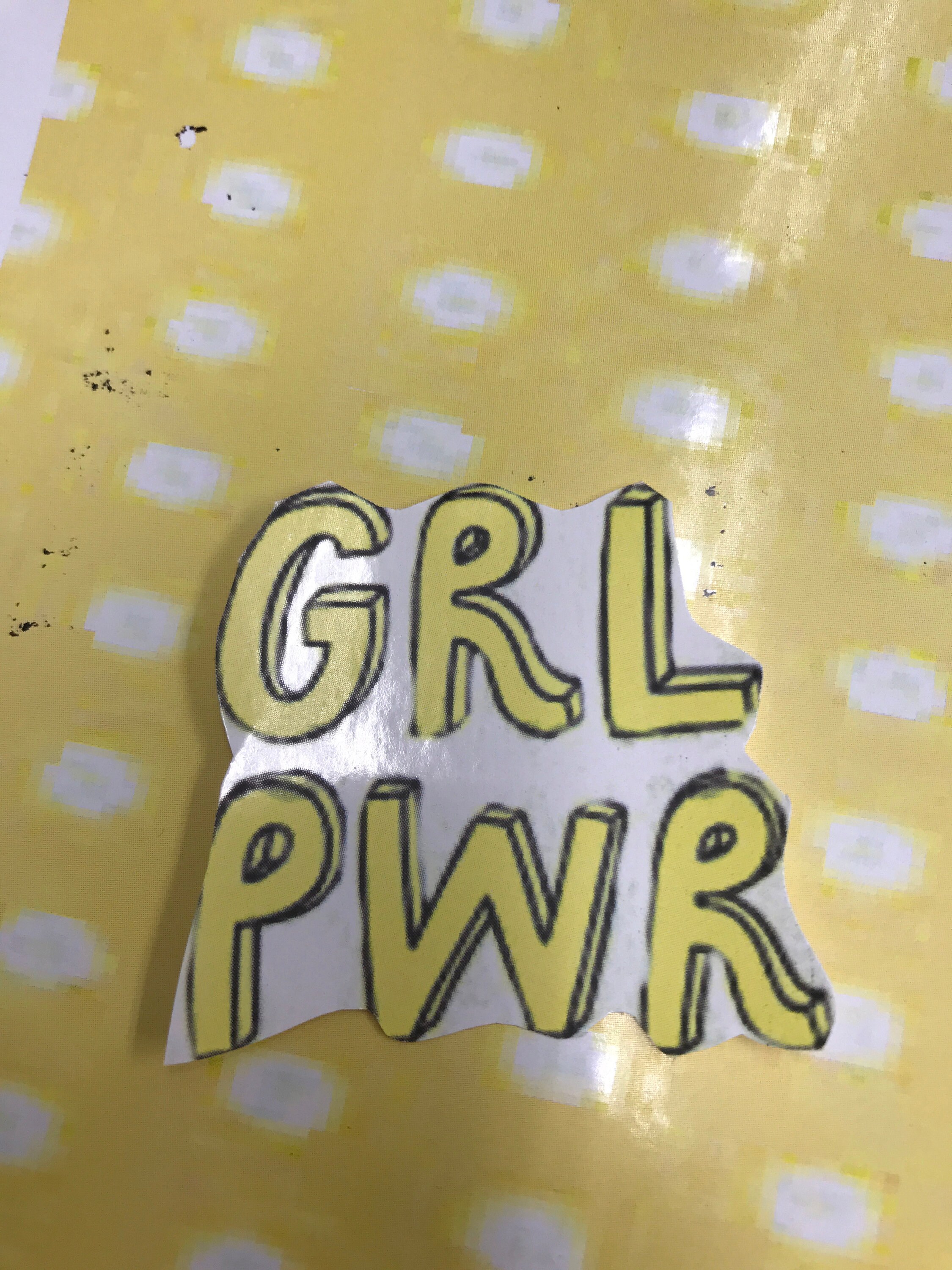 GRL PWR Sticker - Etsy