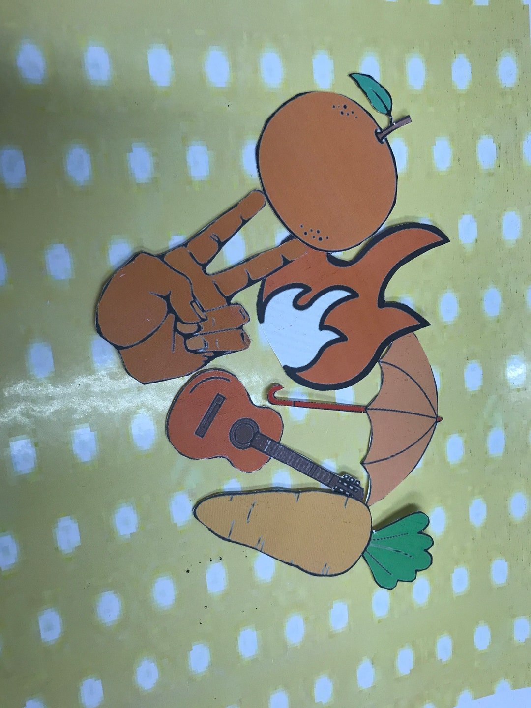 Orange Sticker Pack - Etsy