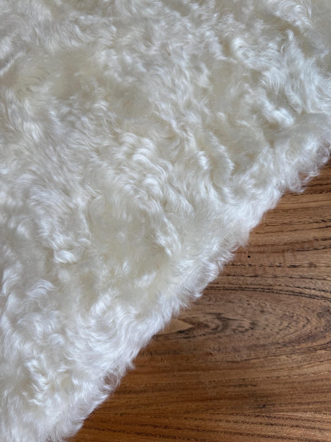 Steiff Schulte White Mohair Fabric - 1/16 Yard (approx. 25x35cm) - 16mm ...