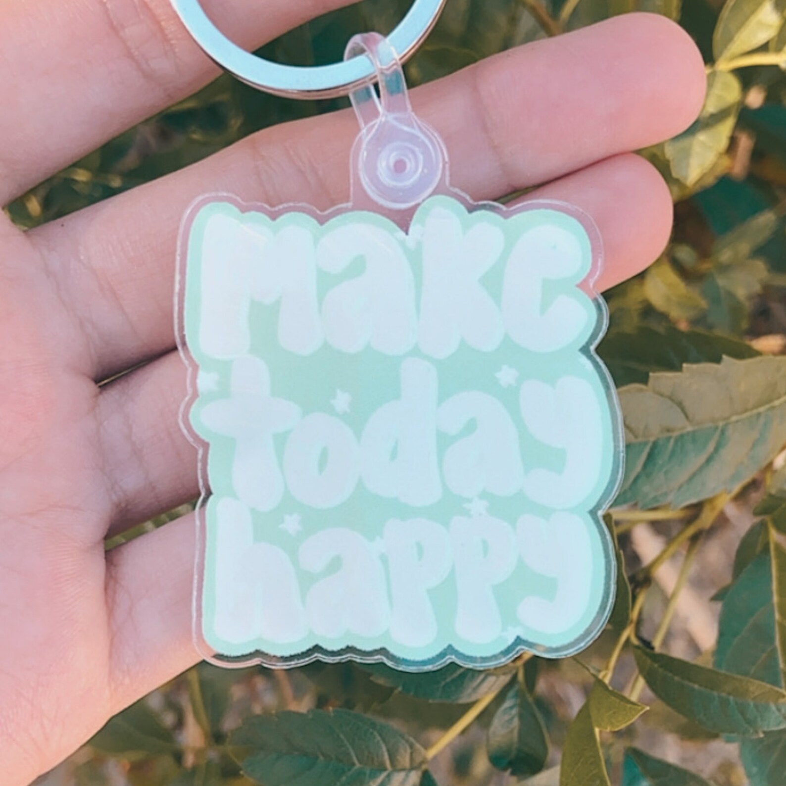 Make Today Happy Keychain aesthetic keychains vsco - Etsy Italia