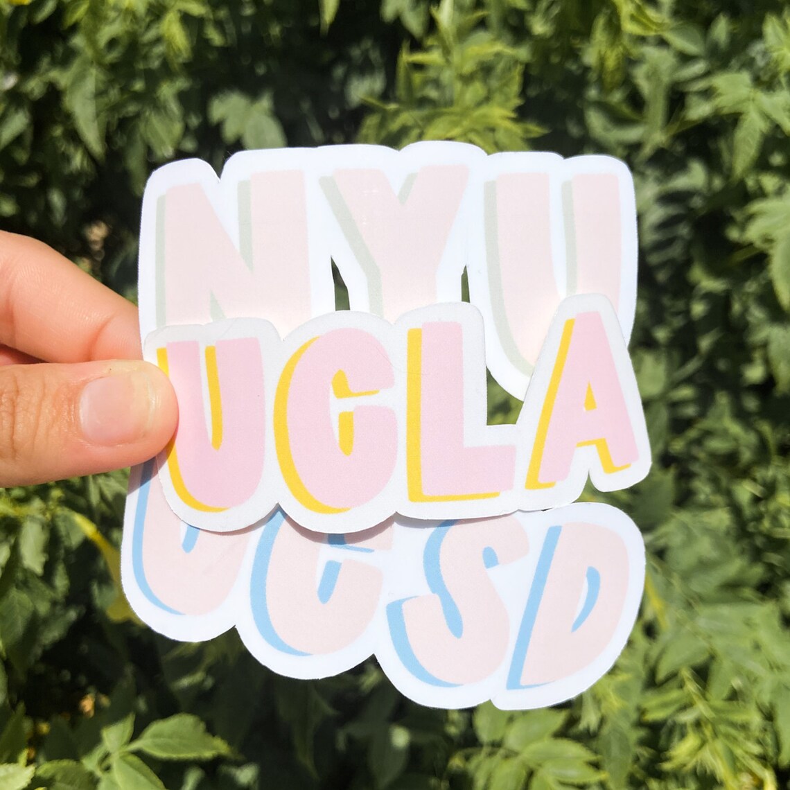 Custom College Stickers University Stickers - Etsy