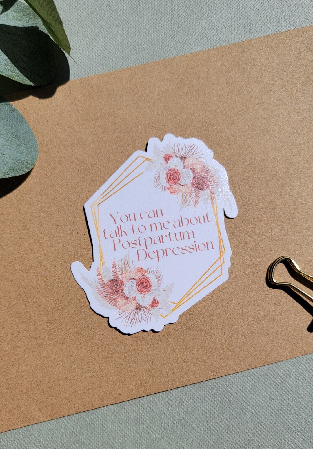 Postpartum Depression Sticker, Therapist Gifts, Gifts for Mom, Mental ...