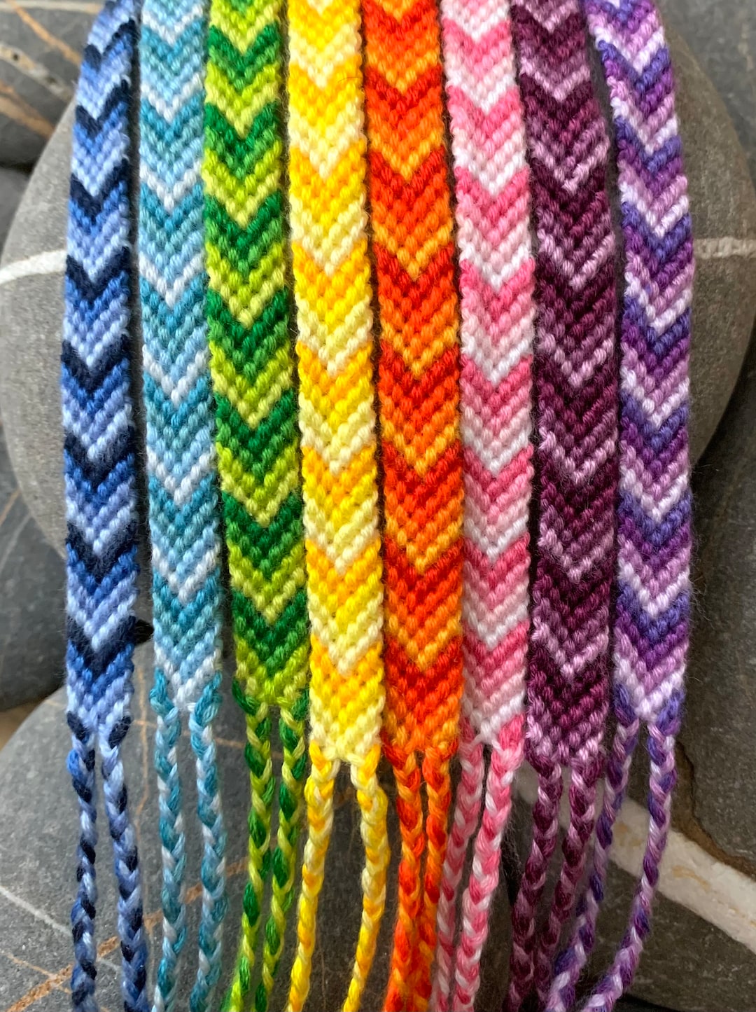 Handmade Chevron Friendship Bracelets - Etsy UK