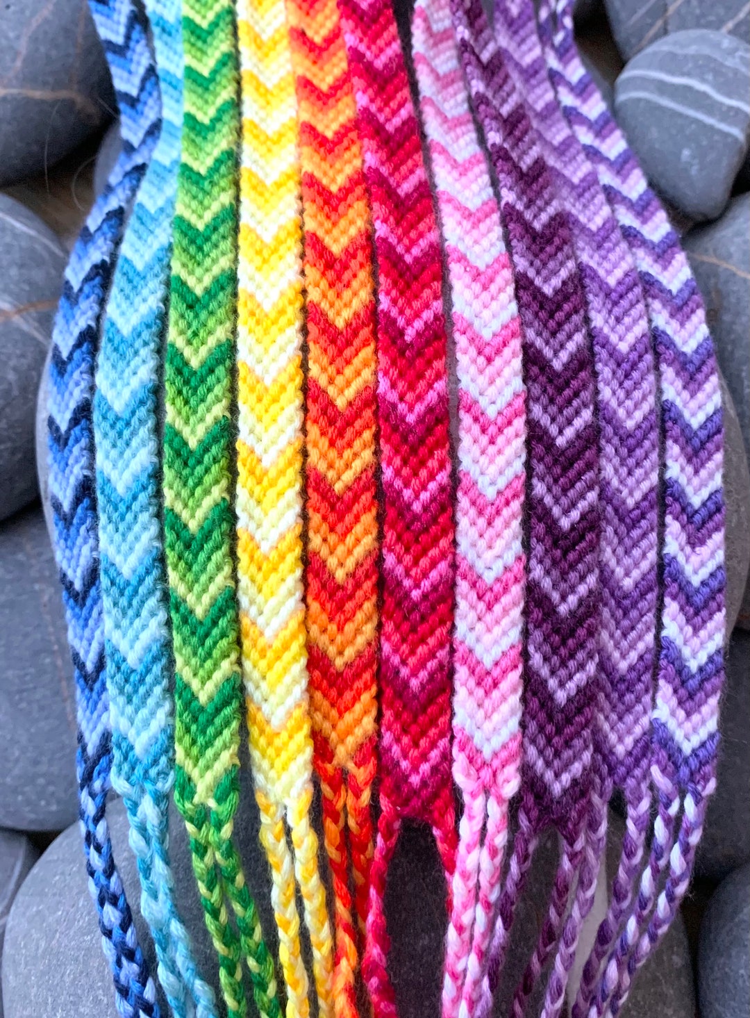 Handmade Chevron Friendship Bracelets - Etsy UK