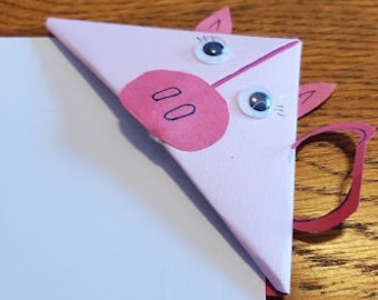 Pig Bookmark - Etsy