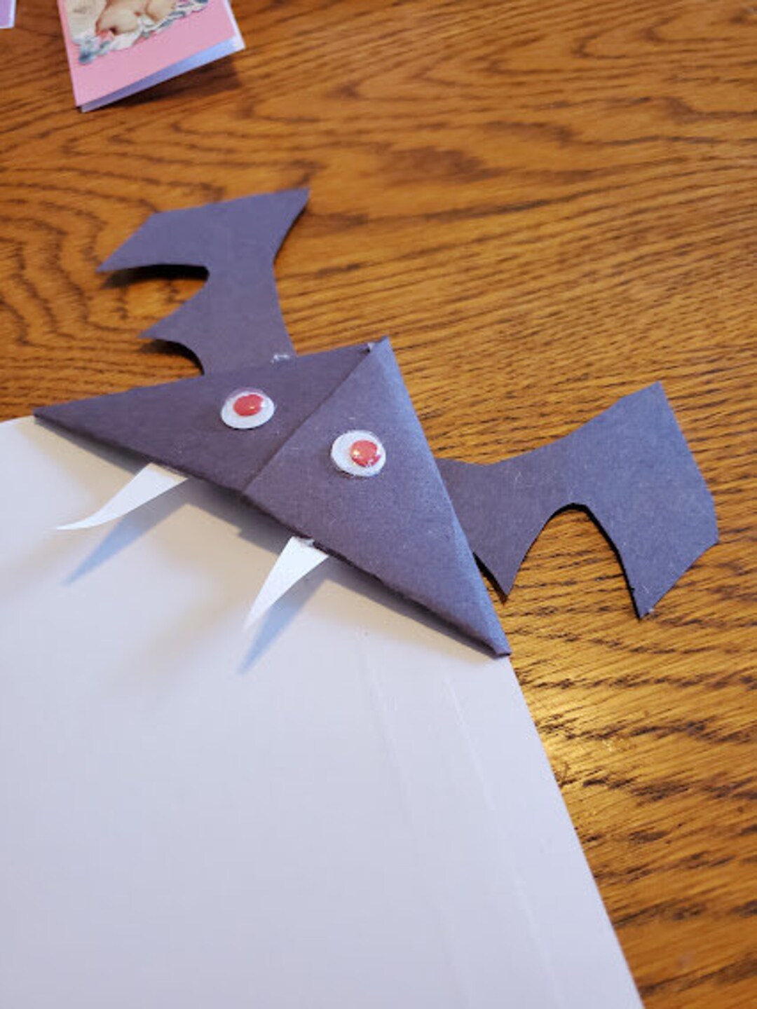 Bat Bookmark - Etsy