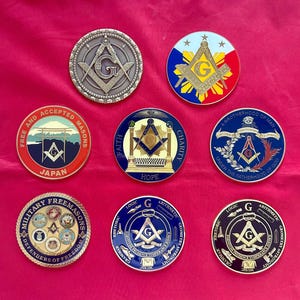 Customize Masonic Coin Back. MM/PM - Etsy