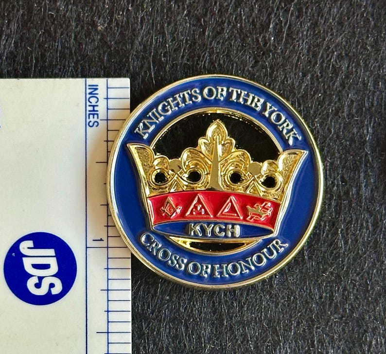 1.25” Knights of the Yorkcross of Honour KYCH Lapel Pin - Etsy