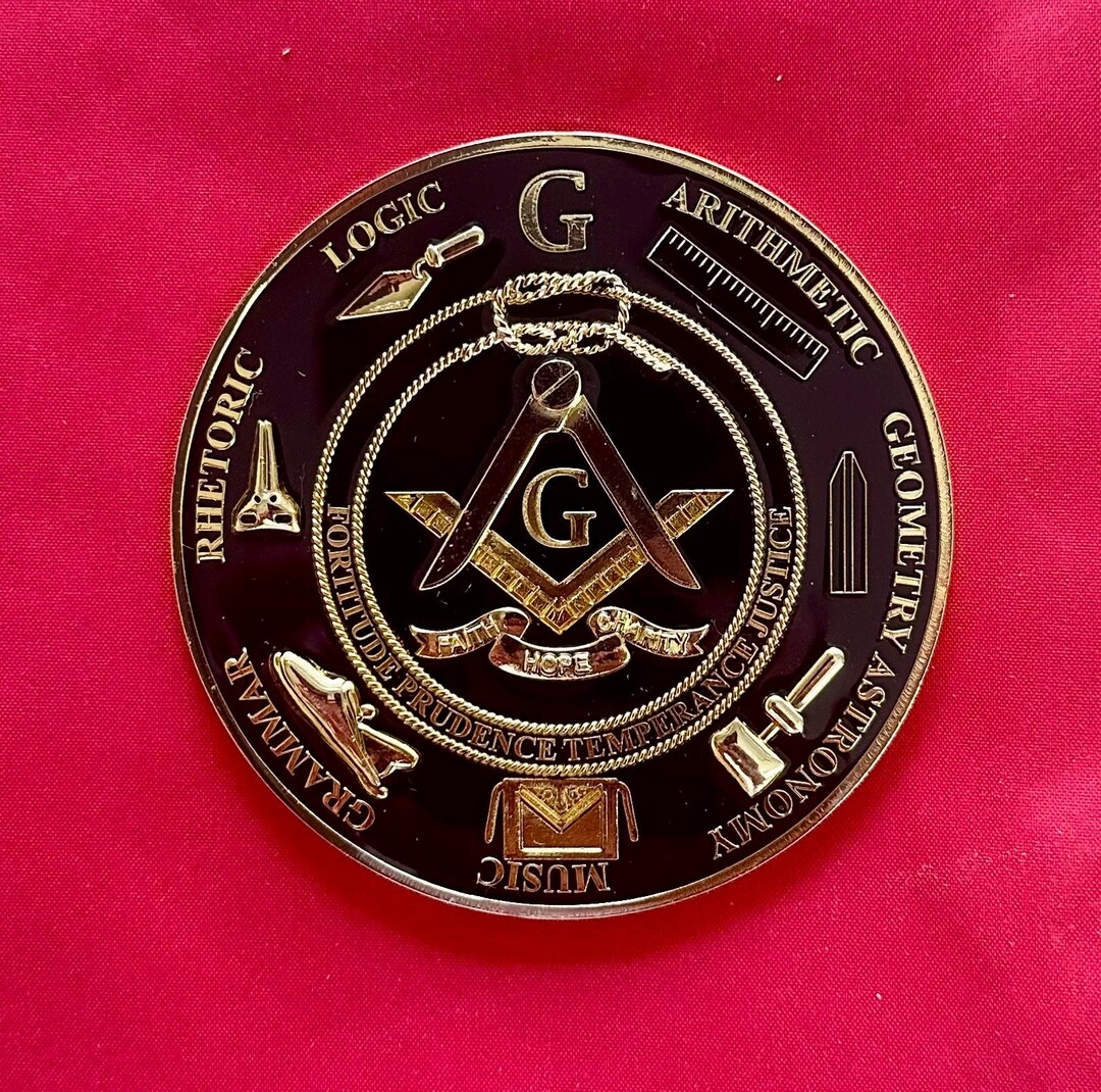 Customize Masonic Coin Back. MM/PM - Etsy