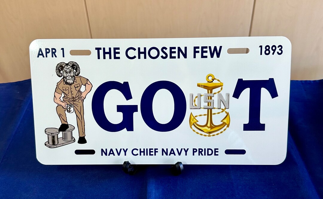 GOAT 12”x6” Sublimated License Plate - Etsy