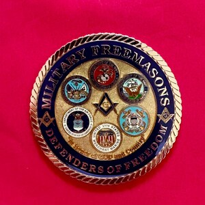 Customize Masonic Coin Back. MM/PM - Etsy