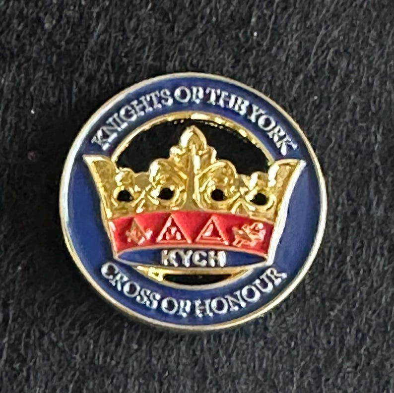 1.25” Knights of the Yorkcross of Honour KYCH Lapel Pin - Etsy