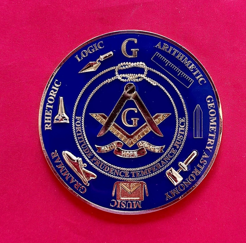 Customize Masonic Coin Back. MM/PM - Etsy