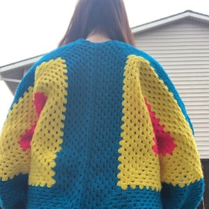 Pansexual Flag Pride Sweater, Handmade Crochet Pride Sweater, LGBT Gay ...