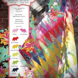 Tabby Mountain Quilt Kit – Tula Pink [original] Tabby Road Fabric, 60 ...