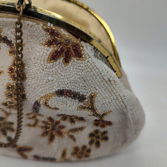 Antique French Hand Beaded Evening Hand Purse | Micro… - Gem