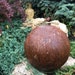 8 Iron Ball Big Rusty Metal Ball Garden Decor Garden Art - Etsy