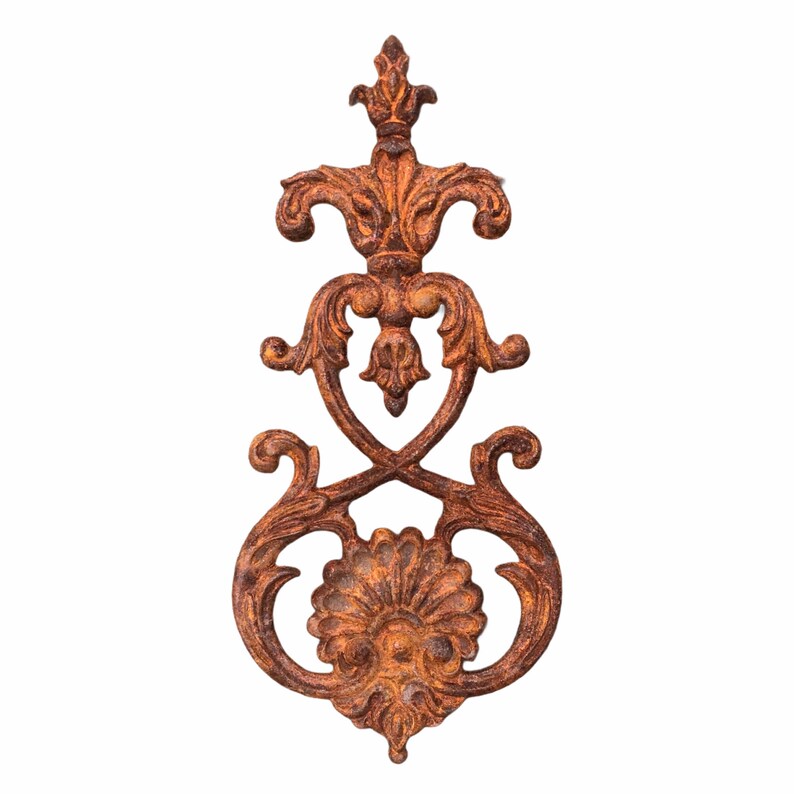 Rusty Metal Wall Decor Rusty Metal Wall Hanging Cast Iron | Etsy