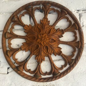 Rustic Cast Iron Wall Decor Set of 3 – Vintage Metal Circles, Weathered ...