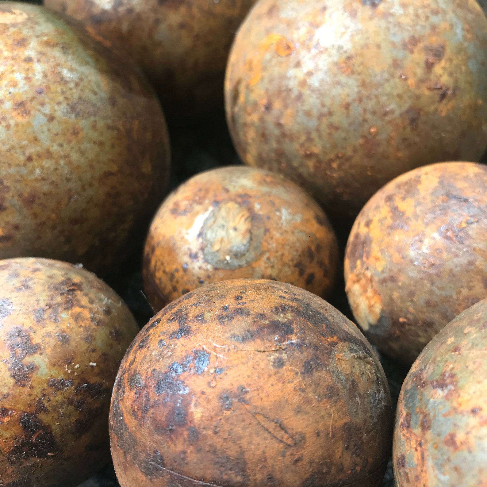 Garden Decor Garden Art Rusty Metal Ball Rusty Decor Big - Etsy