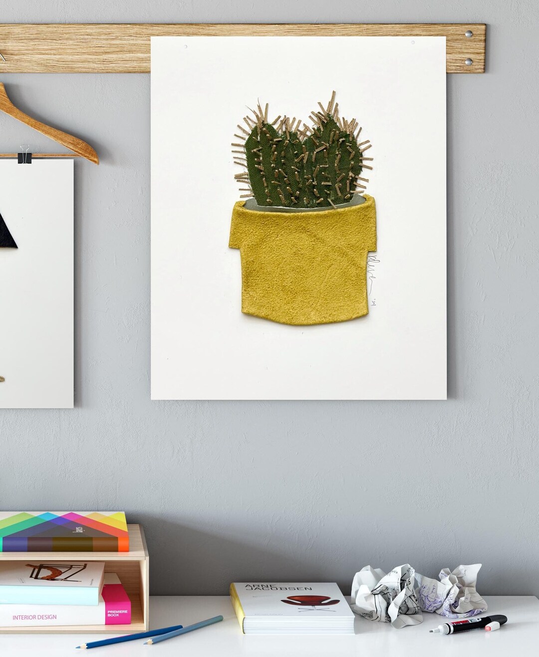 A Thorn in My Side Succulent Digital Plant Print - Etsy