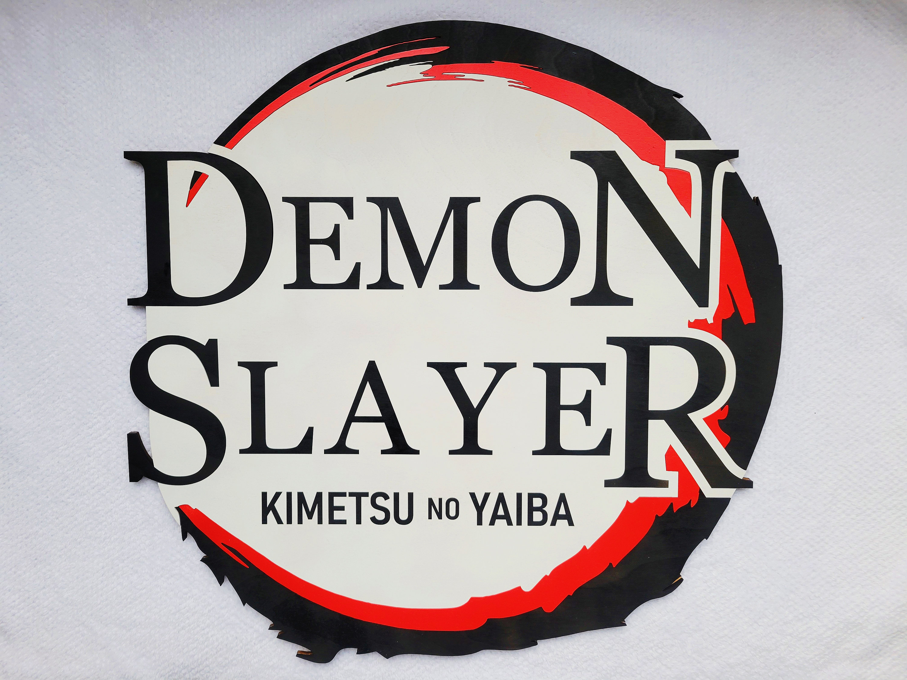 Demon Slayer Logo Vector, SVG, DXF, LIGHTBURN, Laser Cut File, Xtool ...