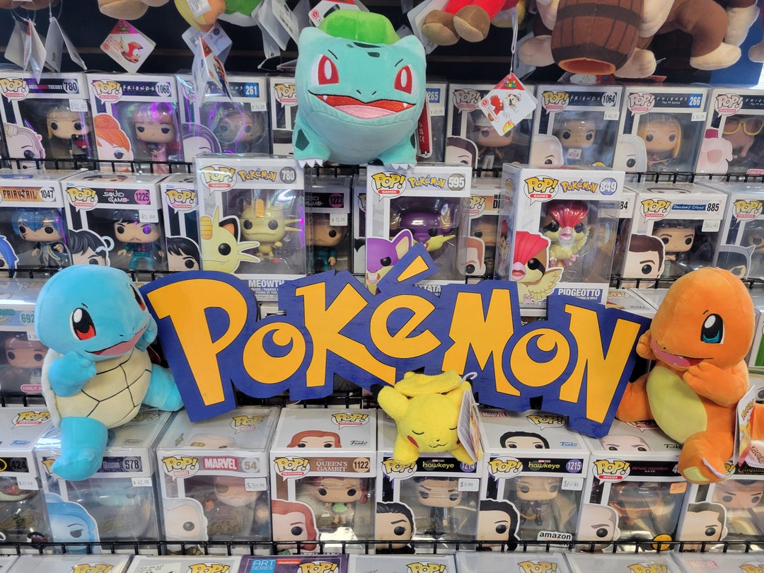 Pokemon Text Wall Art Vectors, SVG, DXF, Lightburn, AI, Laser Cut File ...