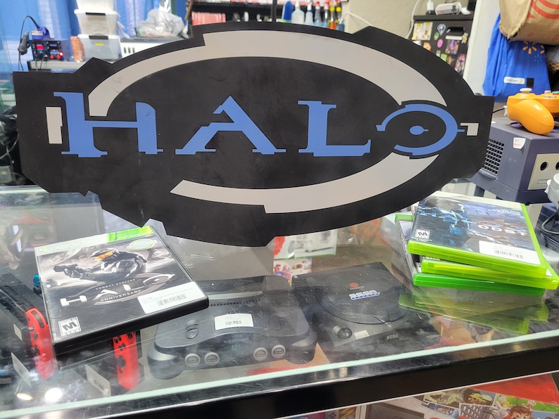 Halo Logo Vectors, SVG, DXF, Lightburn, AI, Laser Cut File, Xtool ...