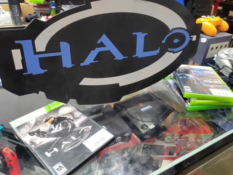 Halo Logo Vectors, SVG, DXF, Lightburn, AI, Laser Cut File, Xtool ...