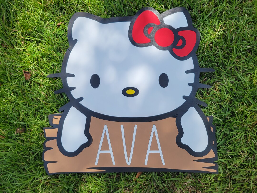 Hello Cats Full Body Vectors, SVG, DXF, Lightburn, AI, Laser Cut File ...