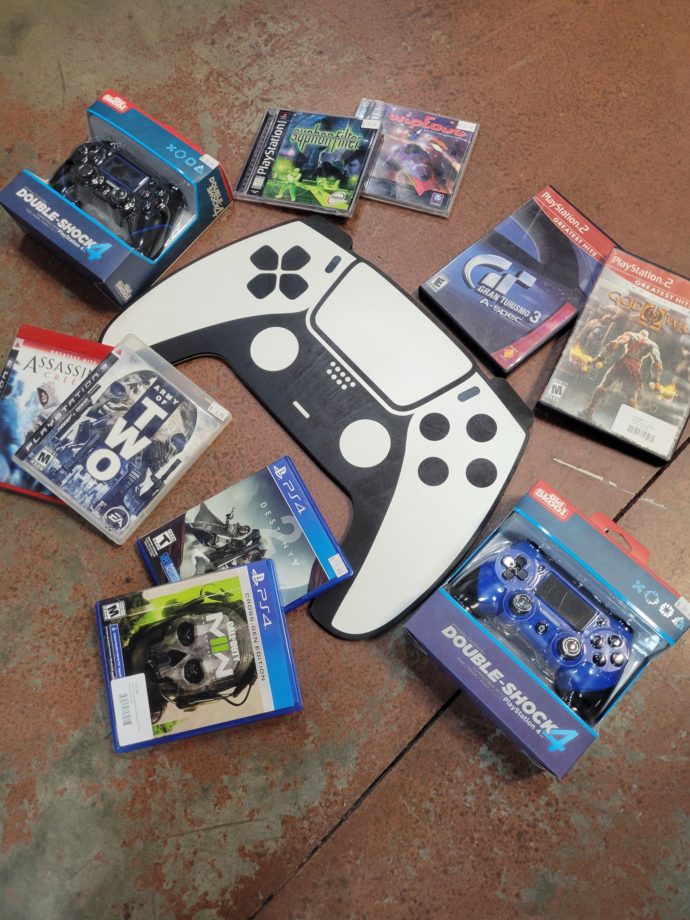 Playstation PS5 Controller Vectors, SVG, DXF, Lightburn, AI, Laser Cut ...