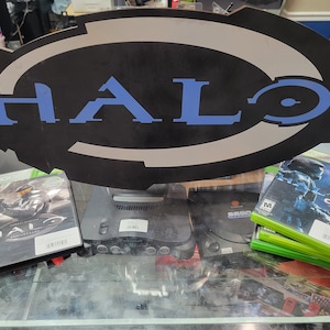 Halo Logo Vectors, SVG, DXF, Lightburn, AI, Laser Cut File, Xtool ...