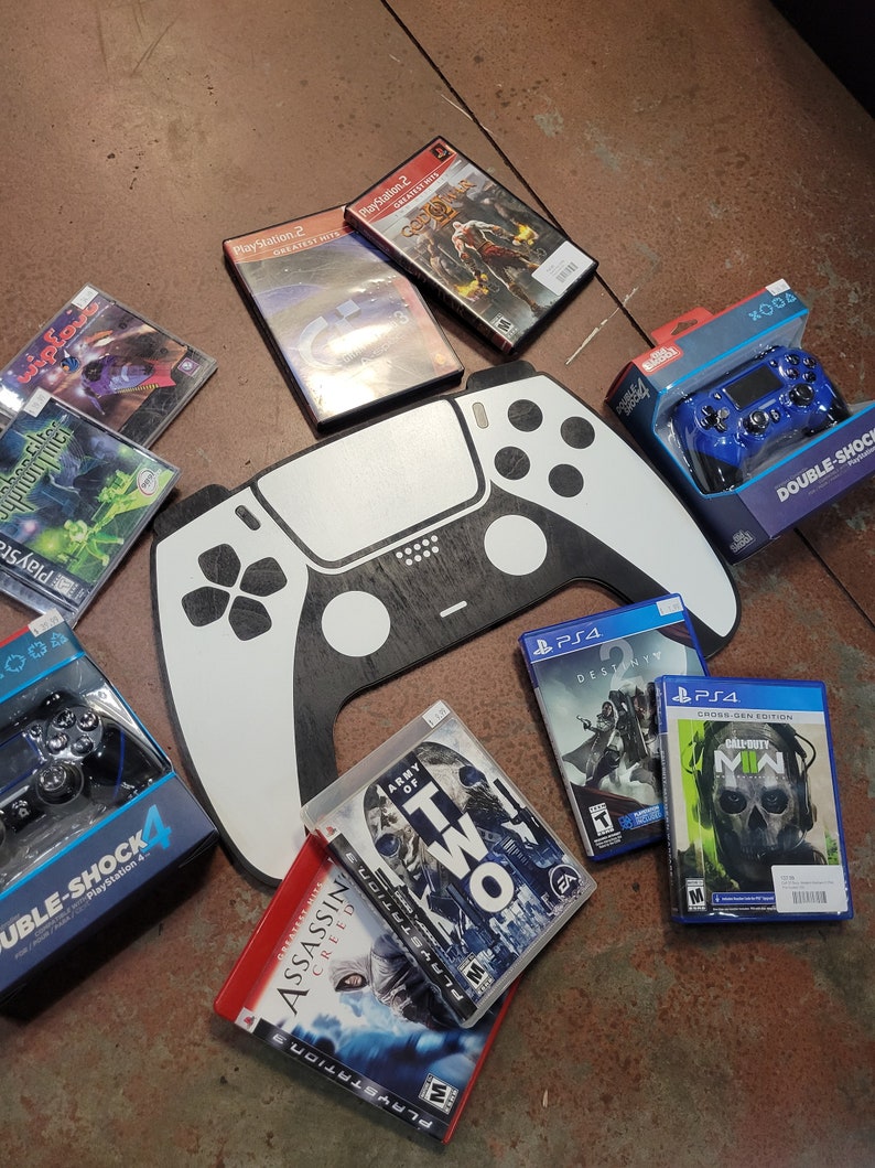 Playstation PS5 Controller Vectors, SVG, DXF, Lightburn, AI, Laser Cut ...